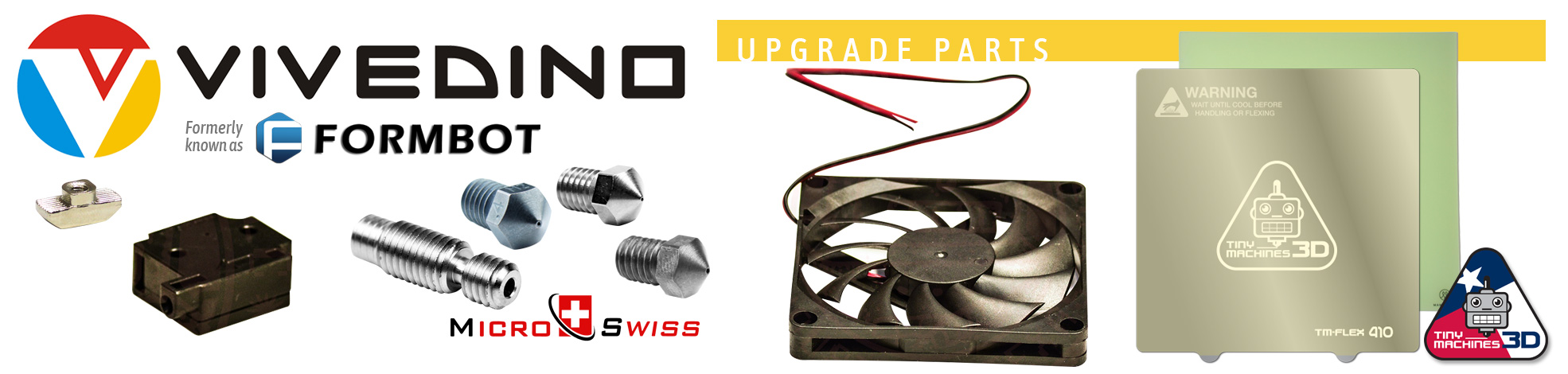 Upgrades | Formbot/Vivedino 3D Printers